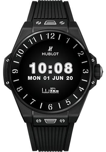 Hublot Big Bang e Black Ceramic Watch - 42 mm - Digital Hublot Watchfa